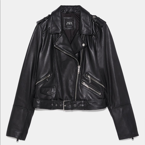 Zara | Jackets & Coats | Nwt Zara Leather Biker Jacket | Poshmark